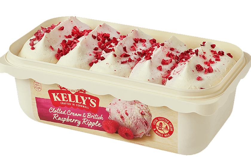 Clotted Cream & British Raspberry Ripple - Kelly's of Cornwall - Kelly ...